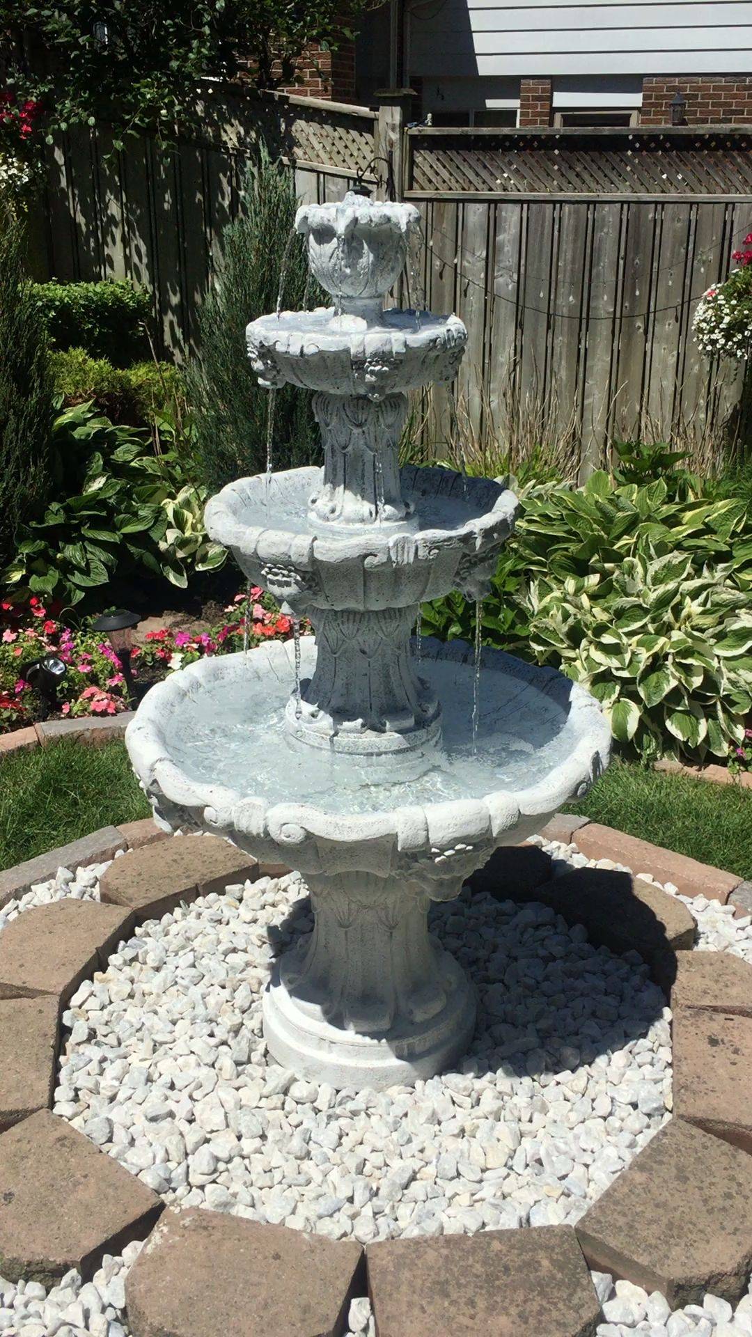 20 Luxury Garden Fountains Ideas Worth to Check | SharonSable