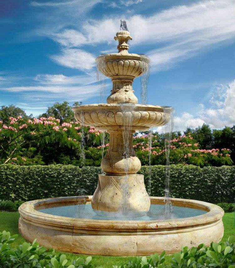 20 Luxury Garden Fountains Ideas Worth to Check | SharonSable