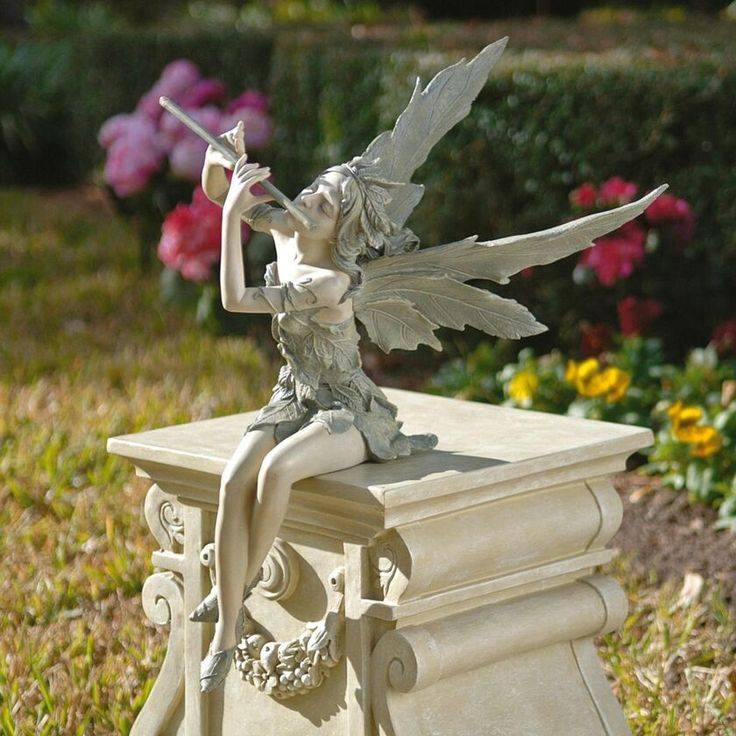 14 Sitting Fairy Garden Statue Ideas To Try This Year | SharonSable