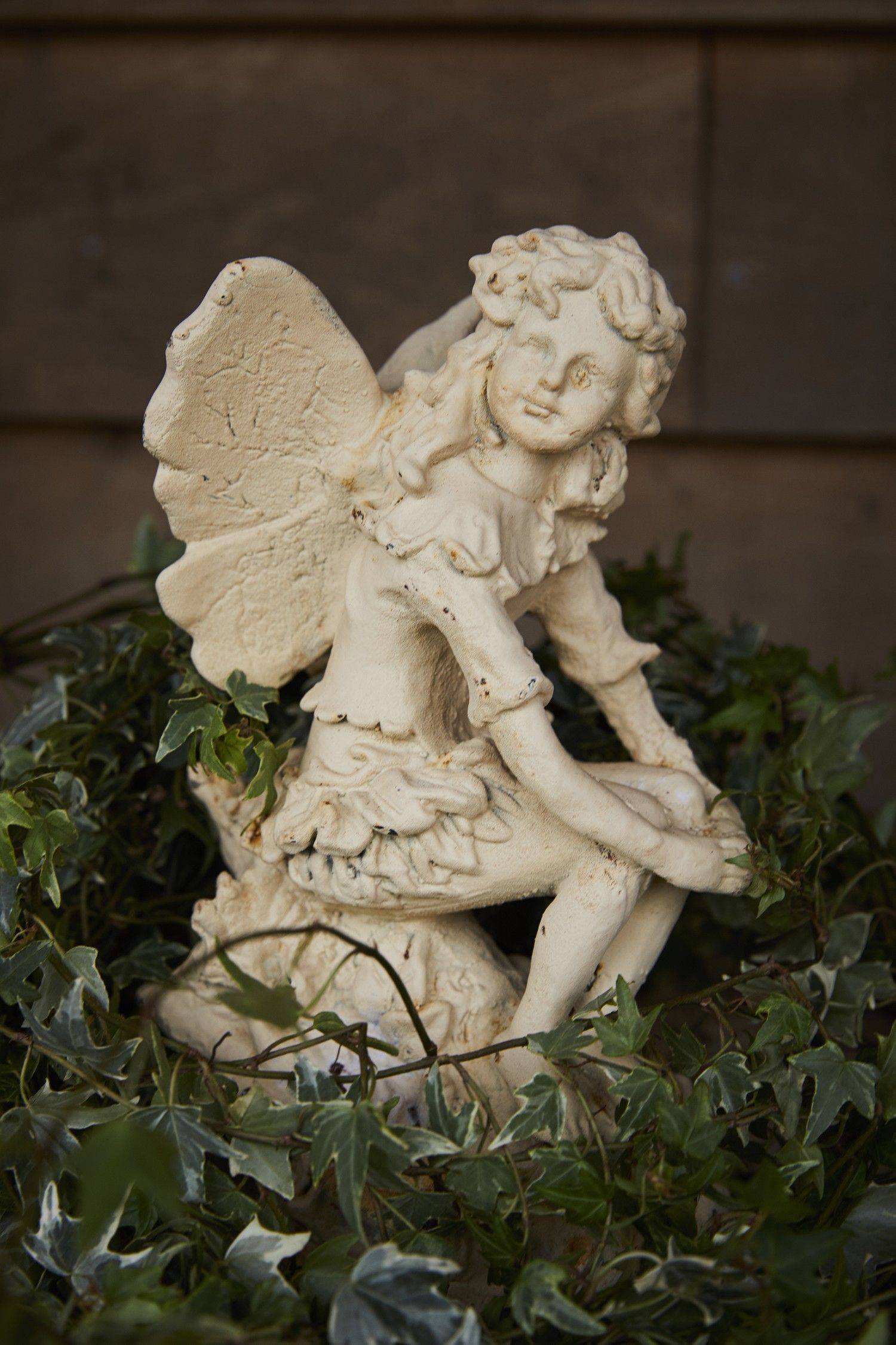 14 Sitting Fairy Garden Statue Ideas To Try This Year | SharonSable
