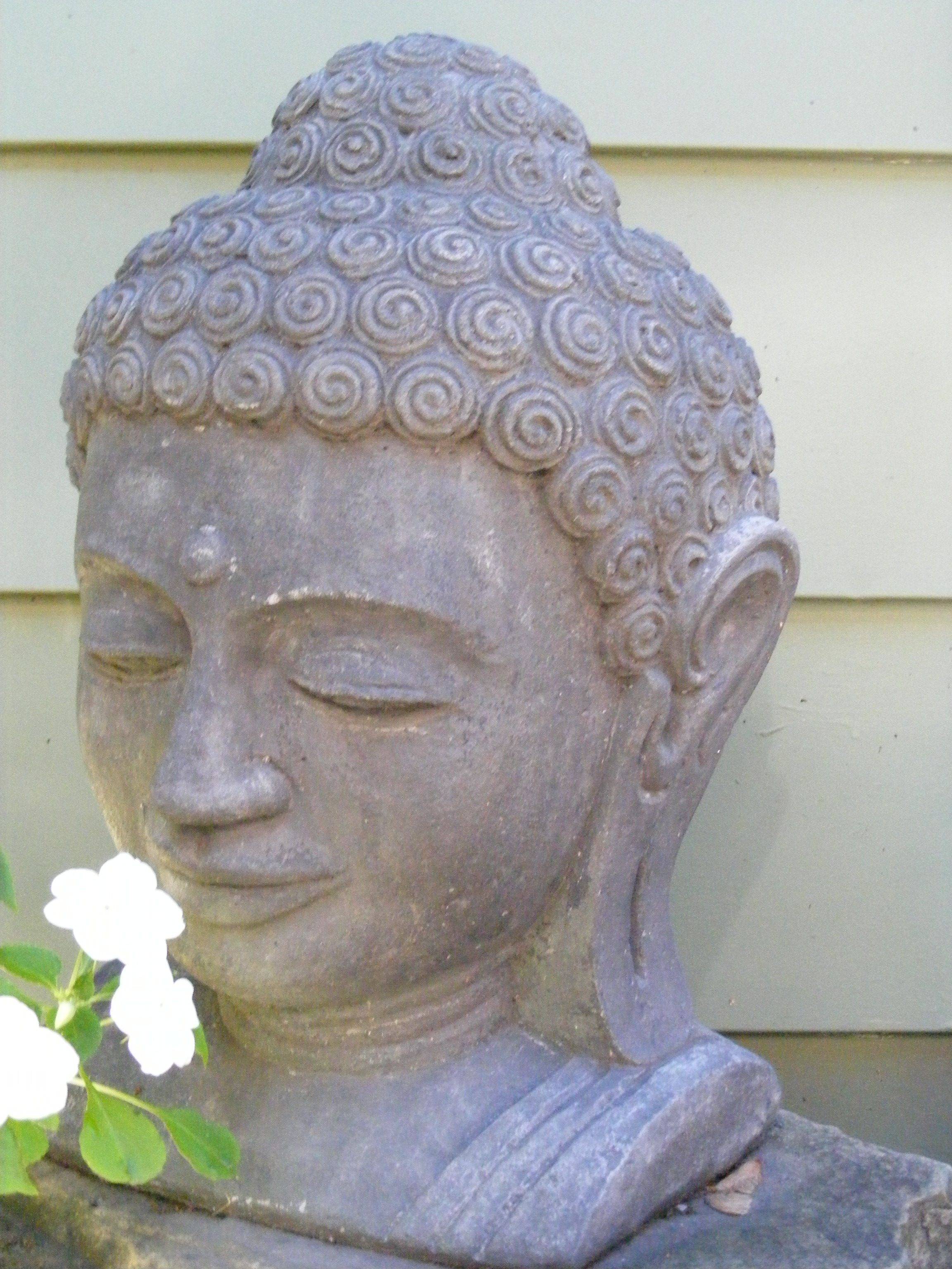 23 Garden Buddha Head Ideas Worth a Look | SharonSable