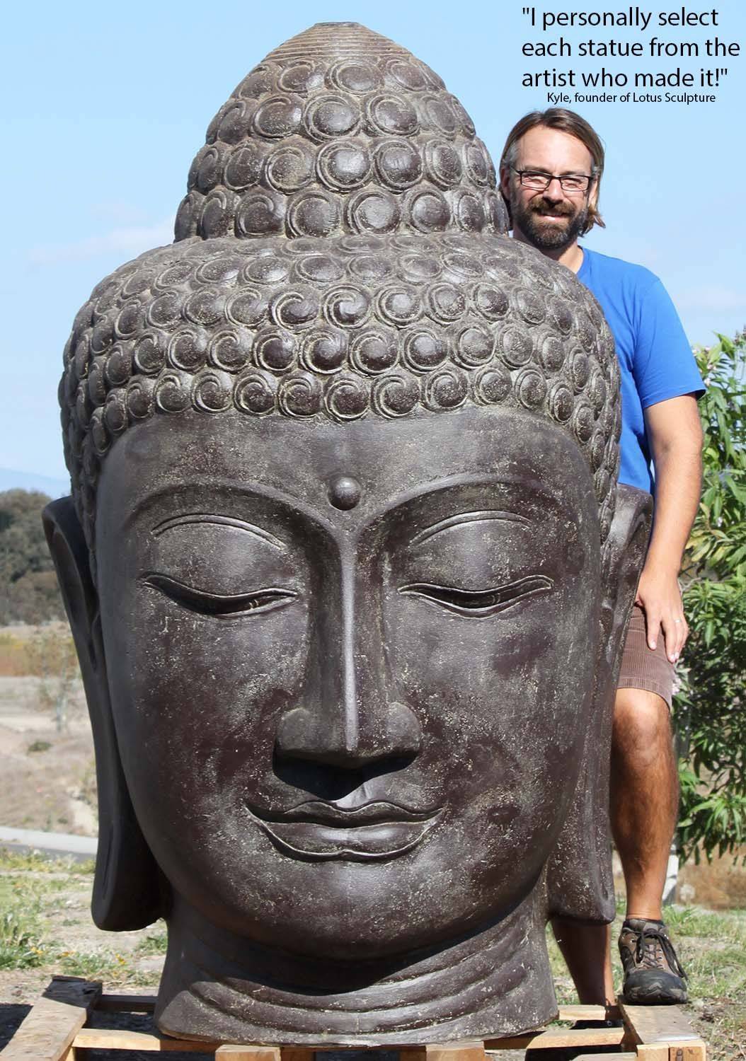 23 Garden Buddha Head Ideas Worth a Look | SharonSable