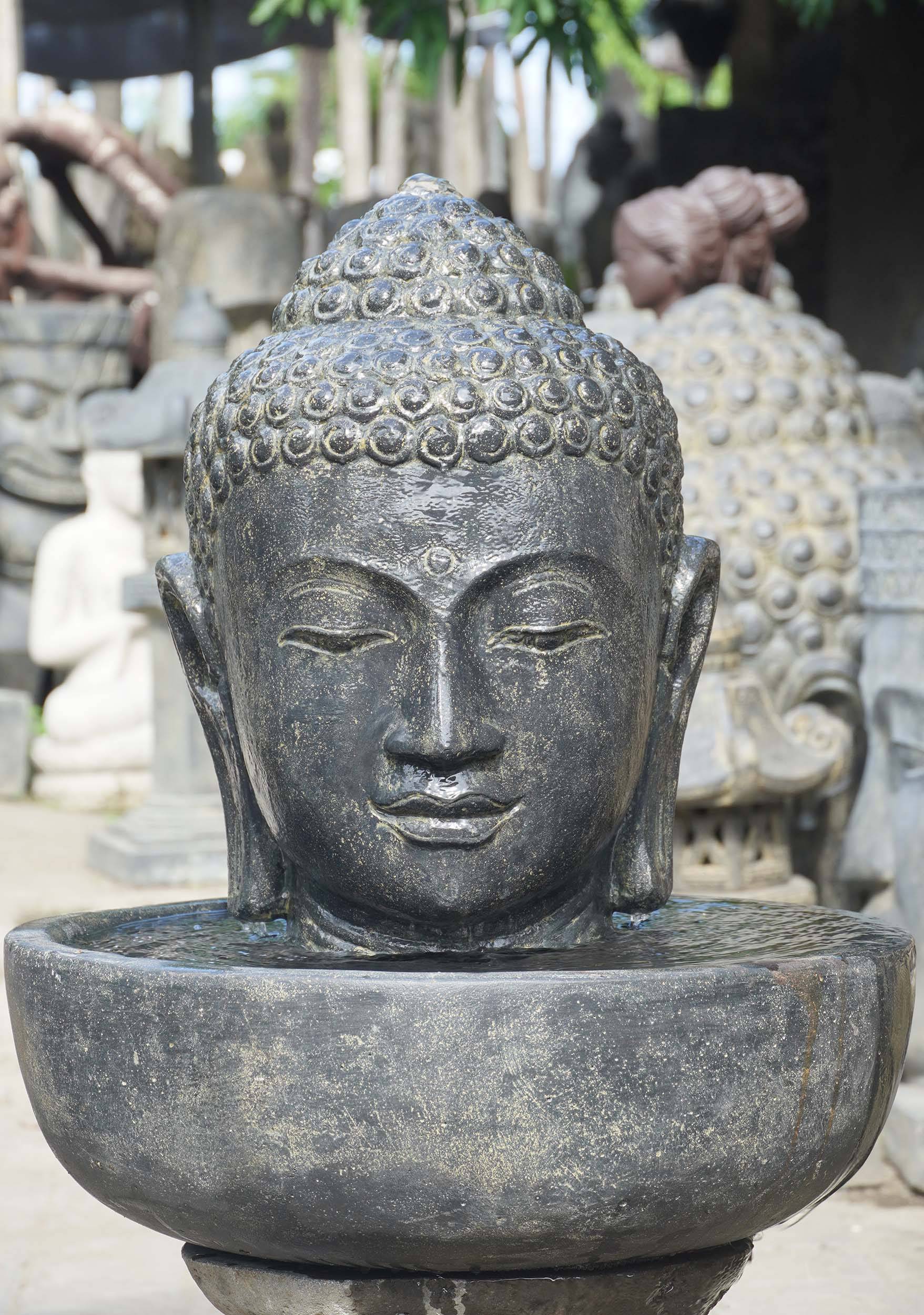23 Garden Buddha Head Ideas Worth a Look | SharonSable