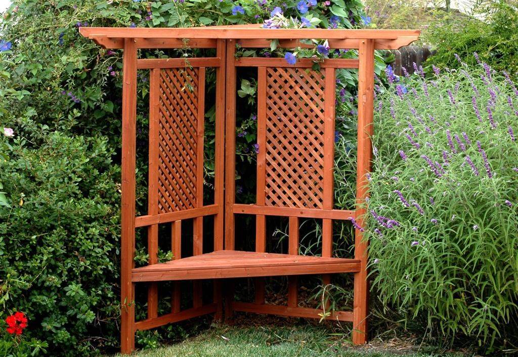 19 Corner Garden Arbor Ideas To Try This Year | SharonSable