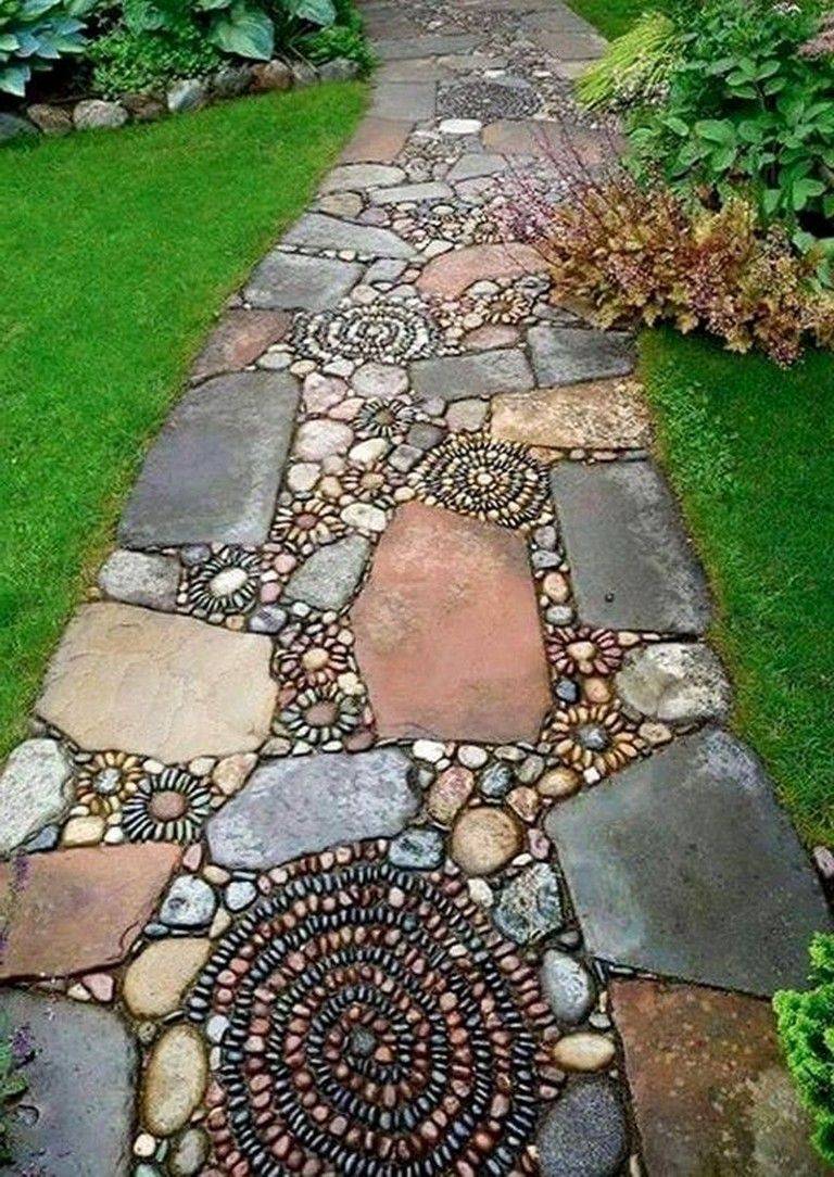 22 River Rock Landscaping Design Garden Ideas You Cannot Miss | SharonSable