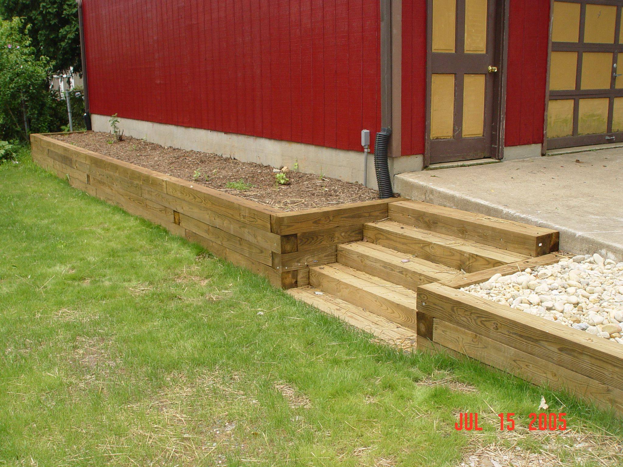 20 Garden Timber Retaining Wall Ideas For This Year | SharonSable