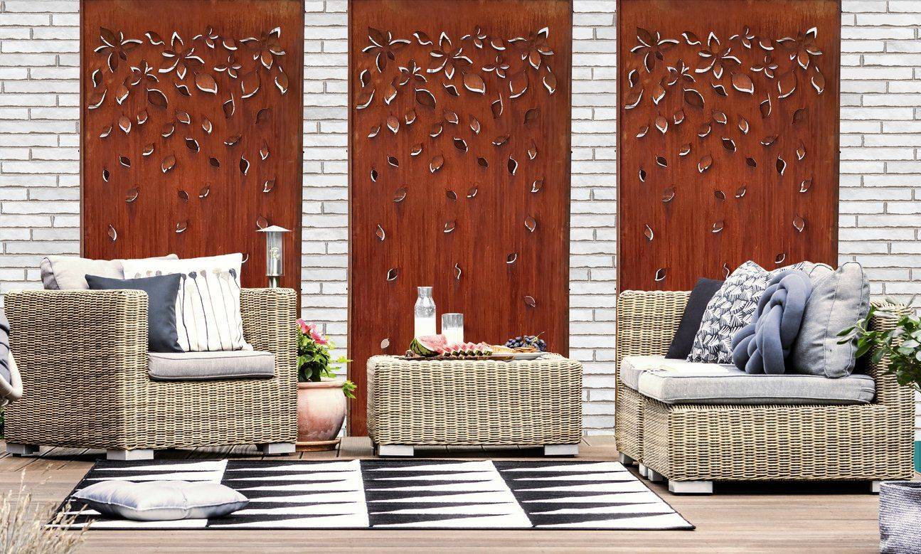 18 Corten Garden Screens Ideas You Cannot Miss | SharonSable