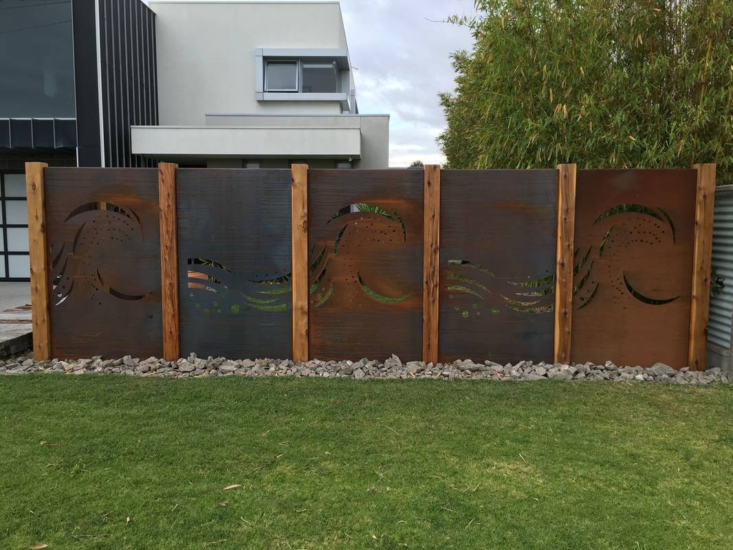 18 Corten Garden Screens Ideas You Cannot Miss | SharonSable