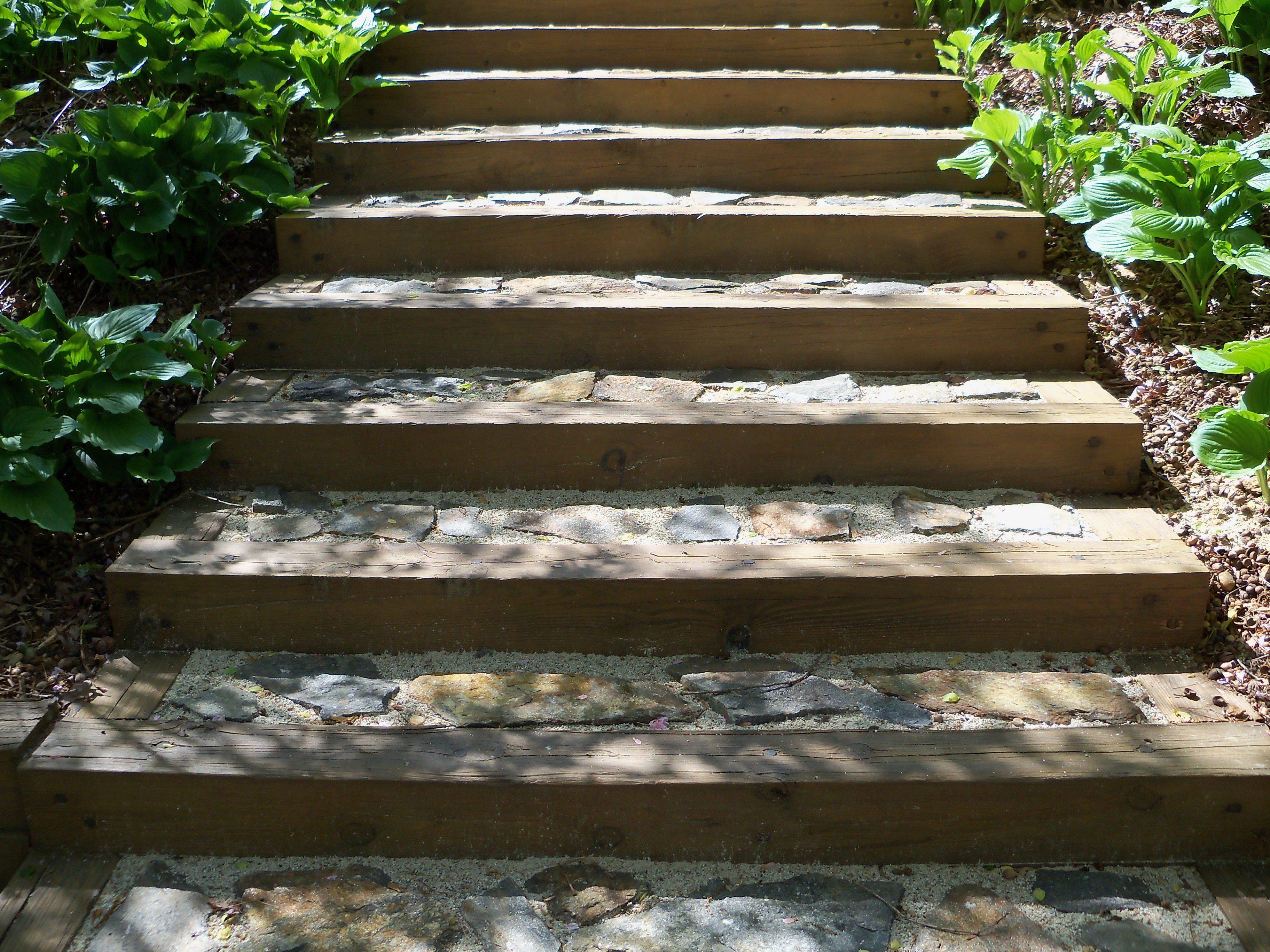 22 Timber Garden Steps Ideas To Try This Year | SharonSable