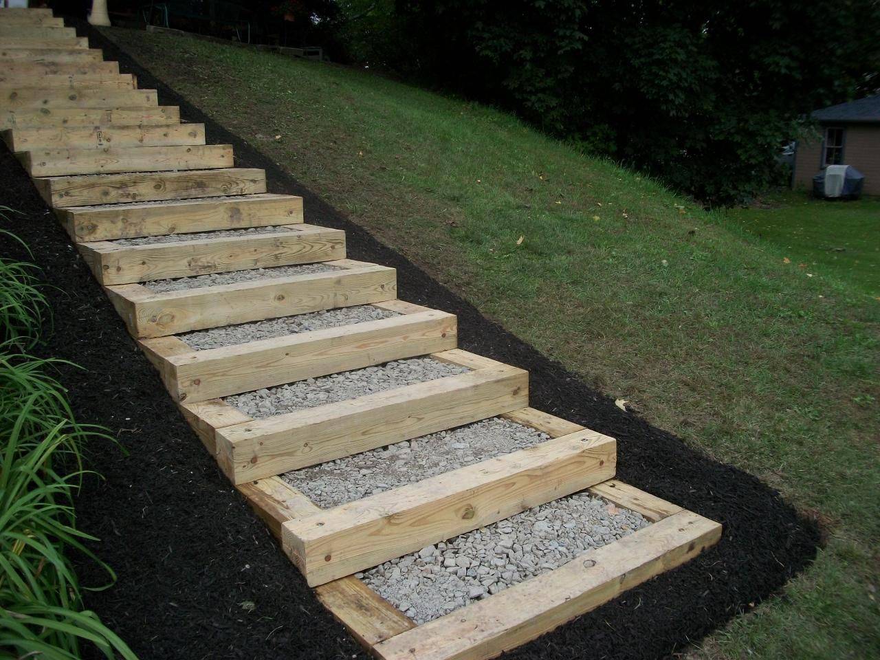 22 Timber Garden Steps Ideas To Try This Year | SharonSable
