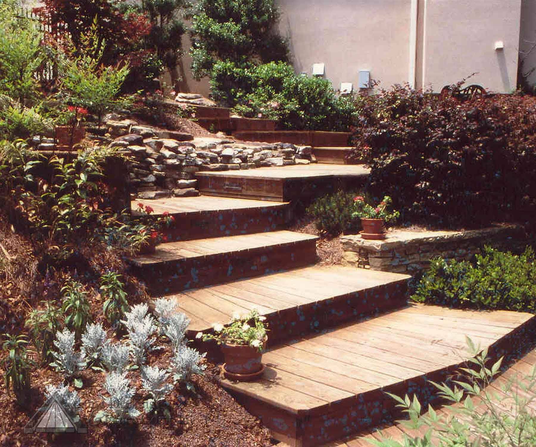 22 Timber Garden Steps Ideas To Try This Year | SharonSable
