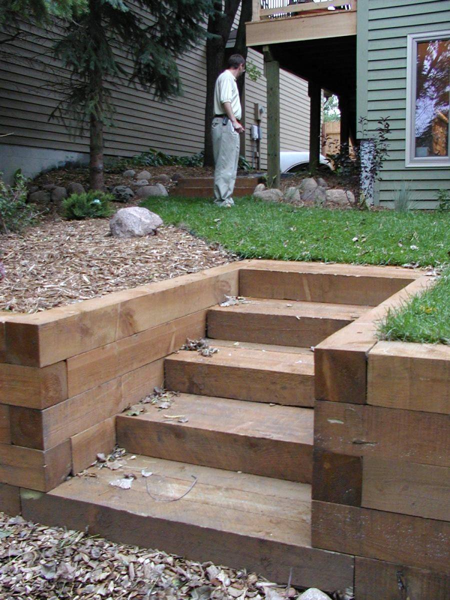 20 Timber Garden Stairs Ideas You Cannot Miss | SharonSable