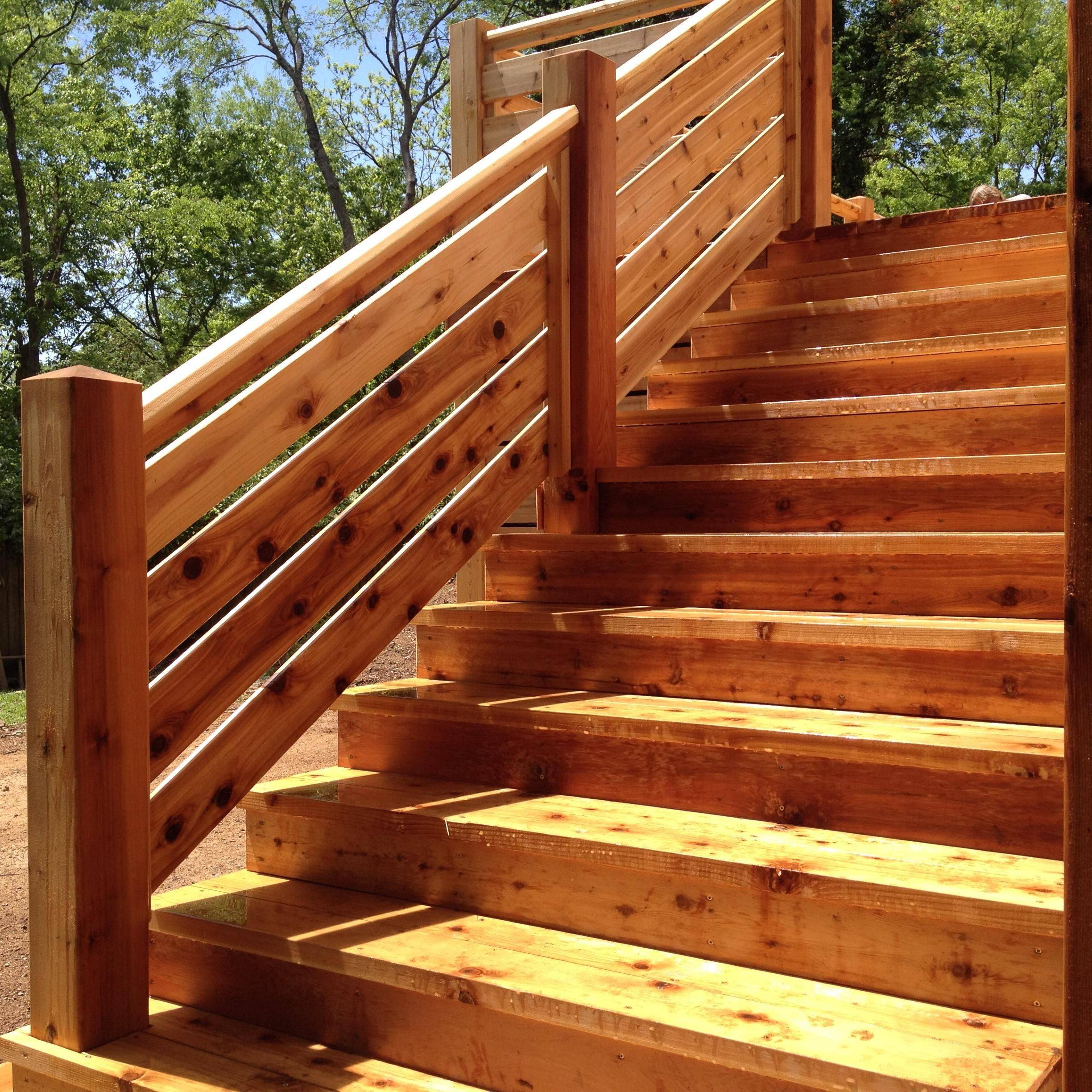24 Wooden Garden Stairs Ideas You Must Look | SharonSable