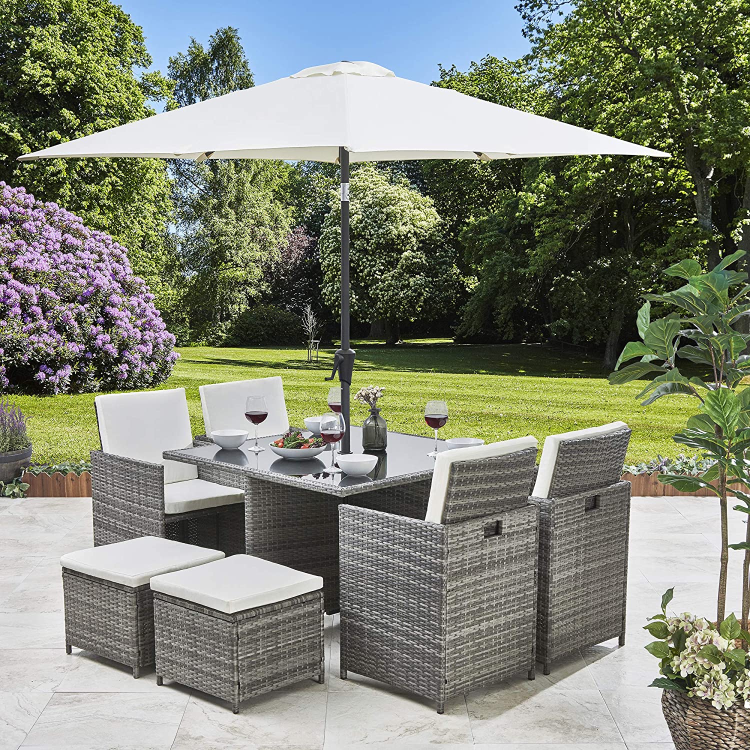 16 Rattan Cube Garden Furniture Ideas To Consider | SharonSable