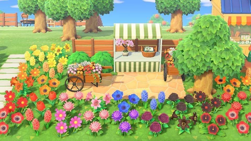 16 Animal crossing Flower Garden Ideas You Must Look | SharonSable