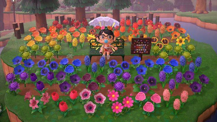 16 Animal crossing Flower Garden Ideas You Must Look | SharonSable