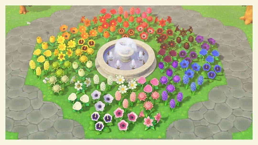 16 Animal crossing Flower Garden Ideas You Must Look | SharonSable