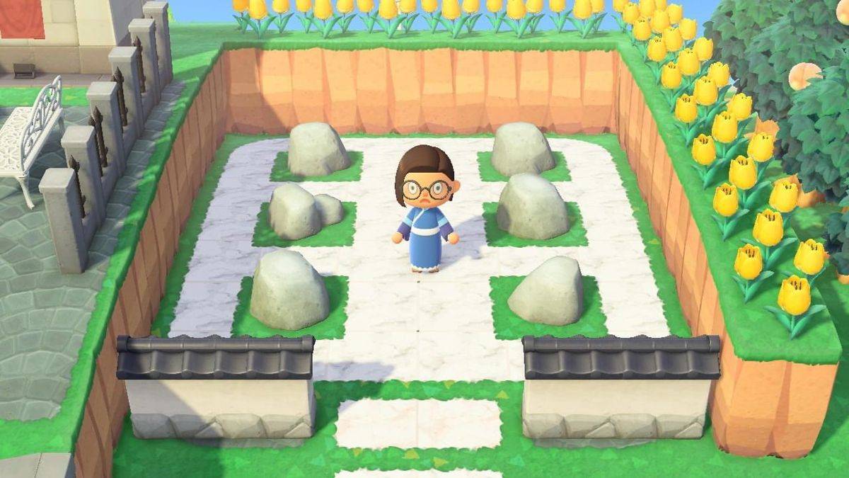 20 Animalcrossing Rock Garden Ideas You Cannot Miss | SharonSable
