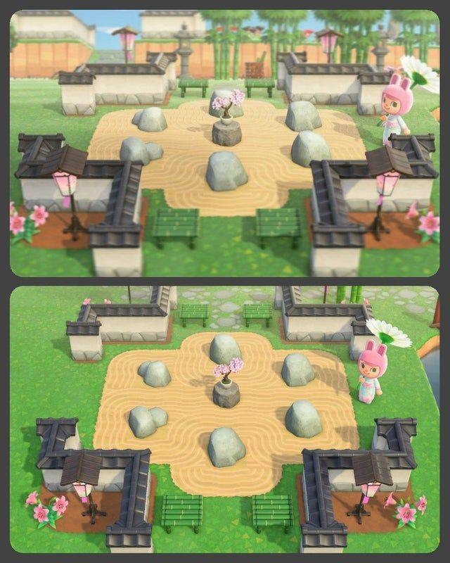 20 Animalcrossing Rock Garden Ideas You Cannot Miss | SharonSable