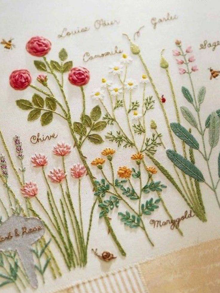 17 Embroidery Garden Ideas You Gonna Love | SharonSable