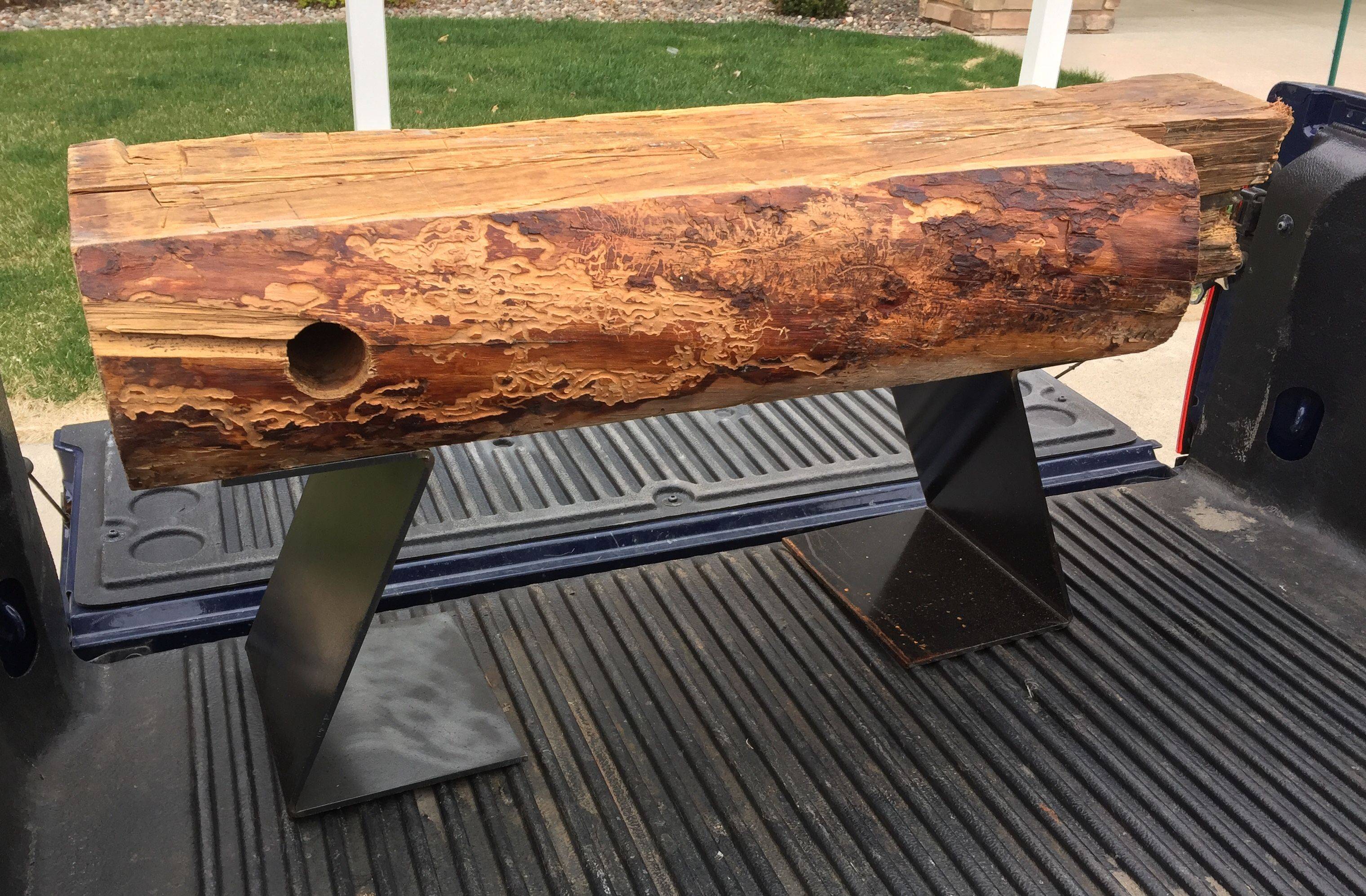 23 Log Garden Bench Ideas To Try This Year | SharonSable