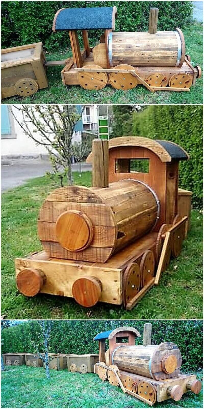 22 Garden Train Wood Ideas You Should Look | SharonSable