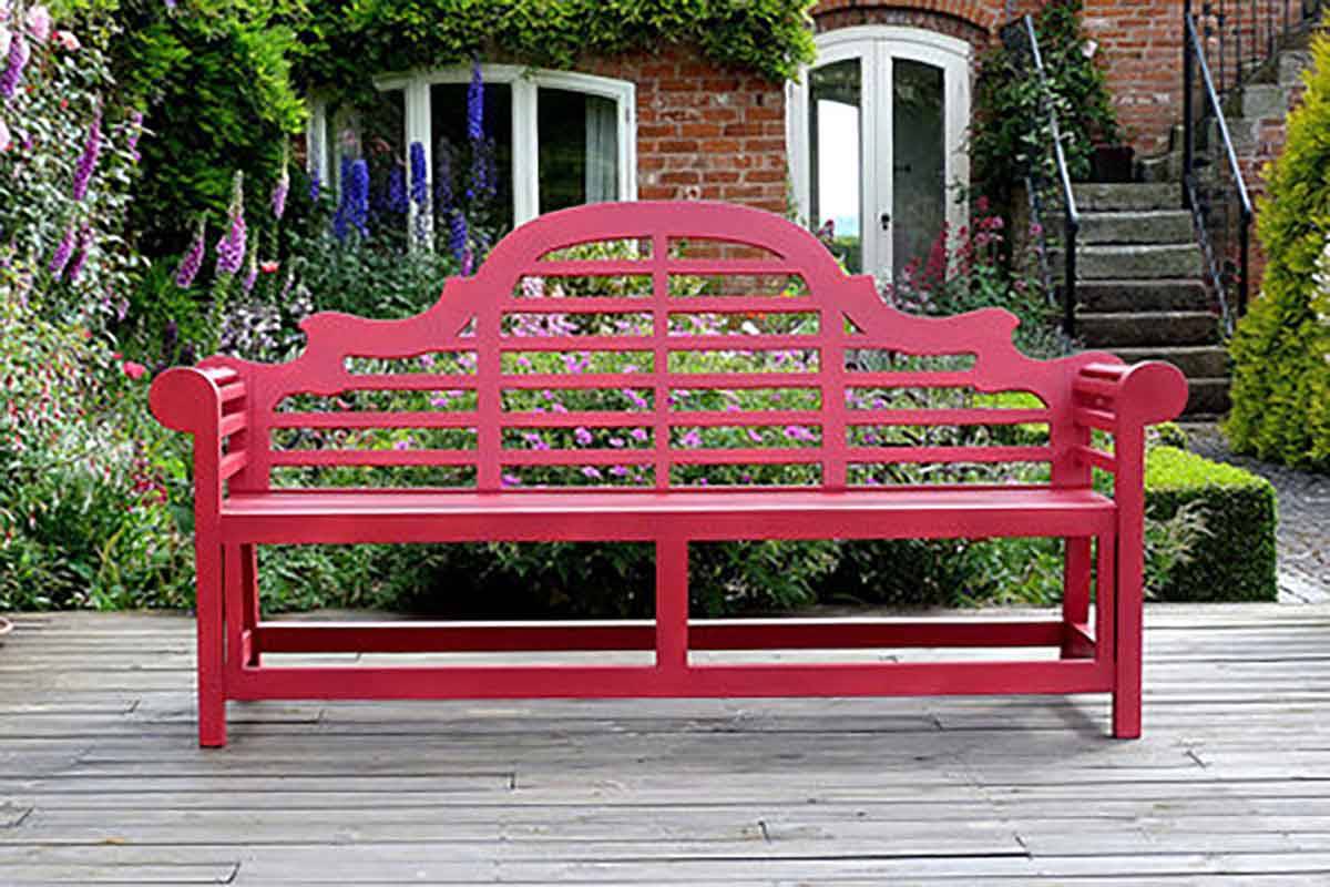 23 Painted Garden Benches Outdoor Ideas You Cannot Miss | SharonSable