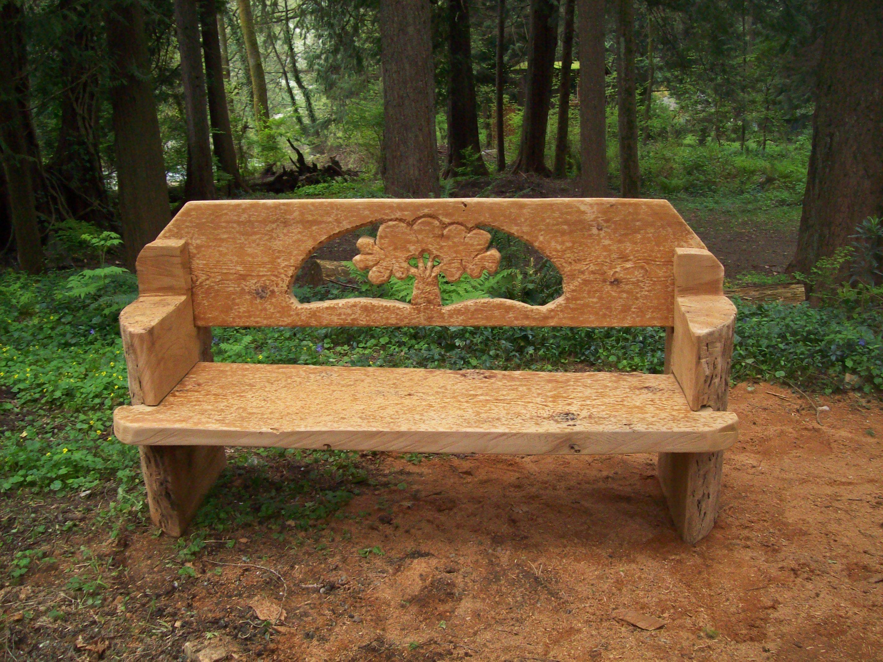 26 Rustic Wooden Garden Benches Ideas You Should Check | SharonSable
