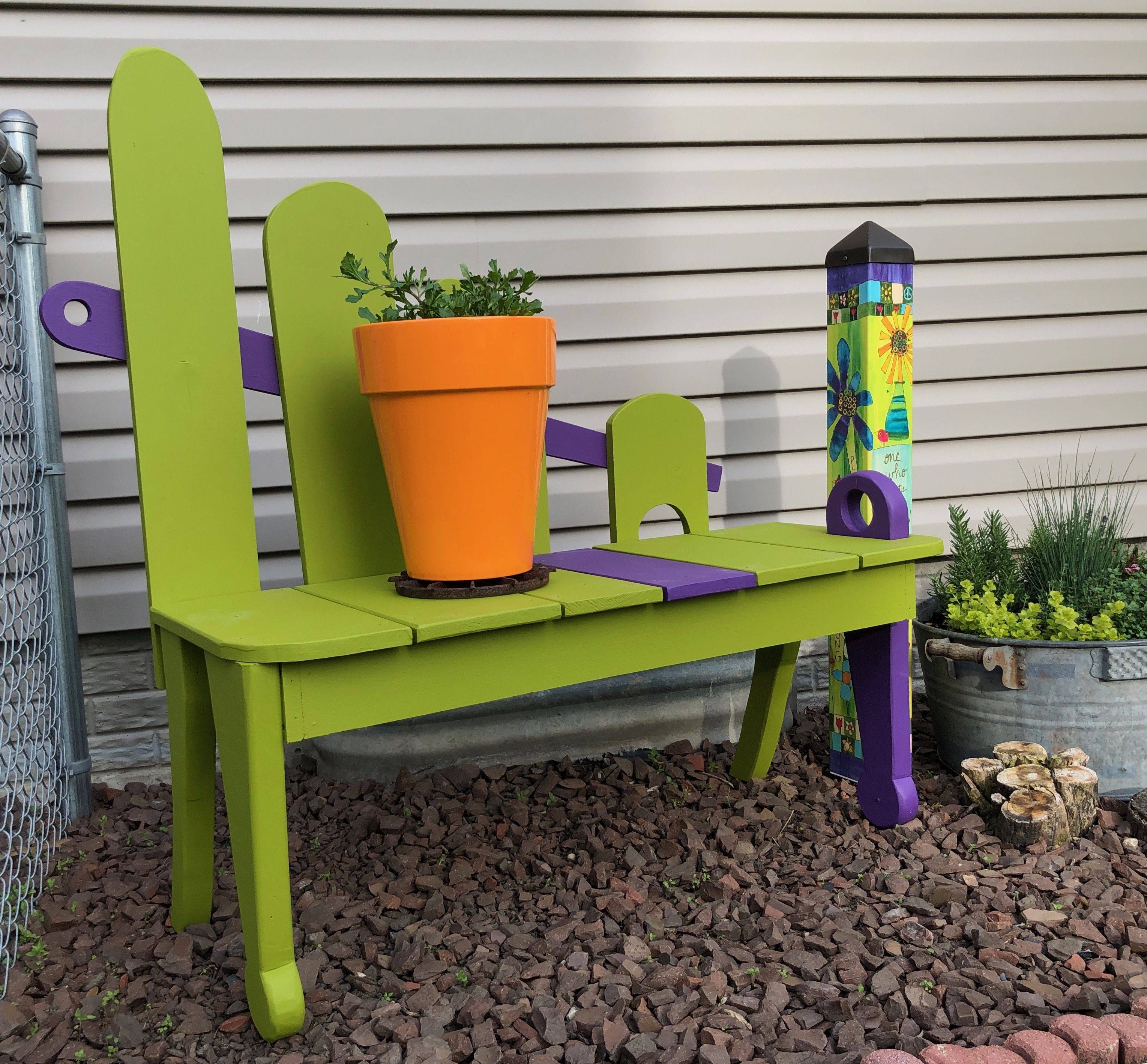 19 Whimsical Outdoor Garden Benches Ideas For This Year | SharonSable