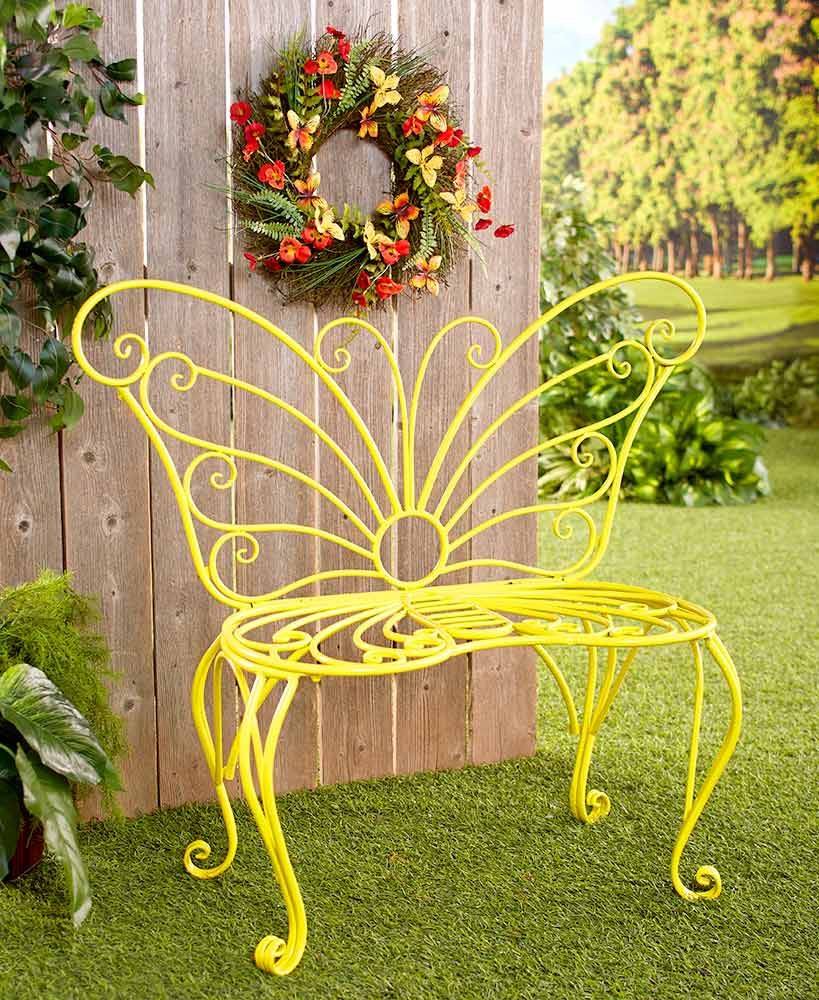 19 Butterfly Garden Bench for Outside Ideas You Cannot Miss | SharonSable