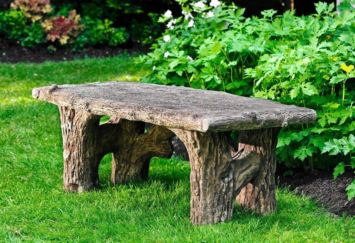 18 Faux Bois Garden Bench Ideas To Try This Year | SharonSable