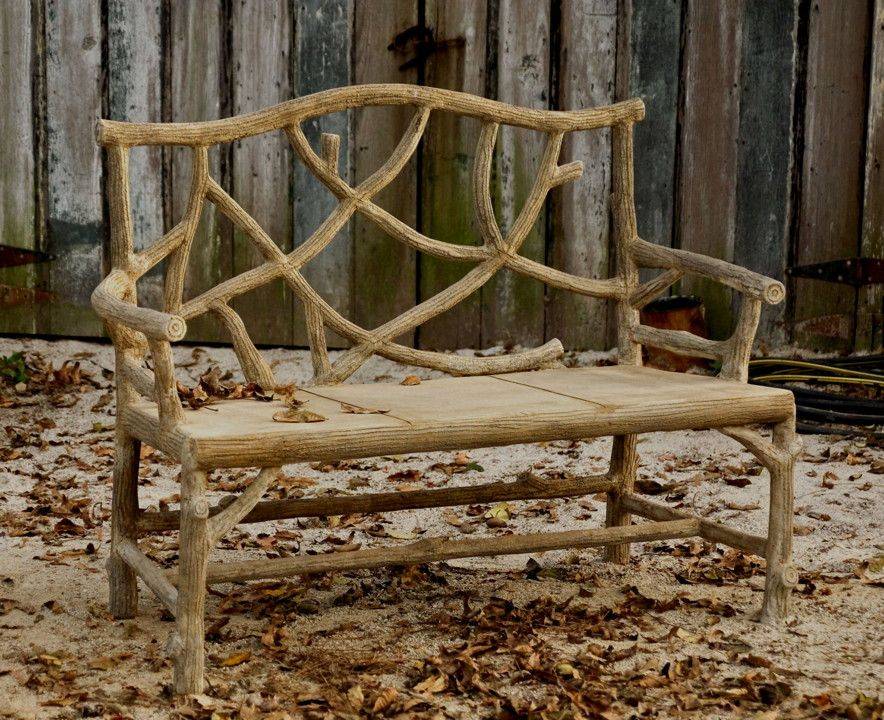 18 Faux Bois Garden Bench Ideas To Try This Year | SharonSable