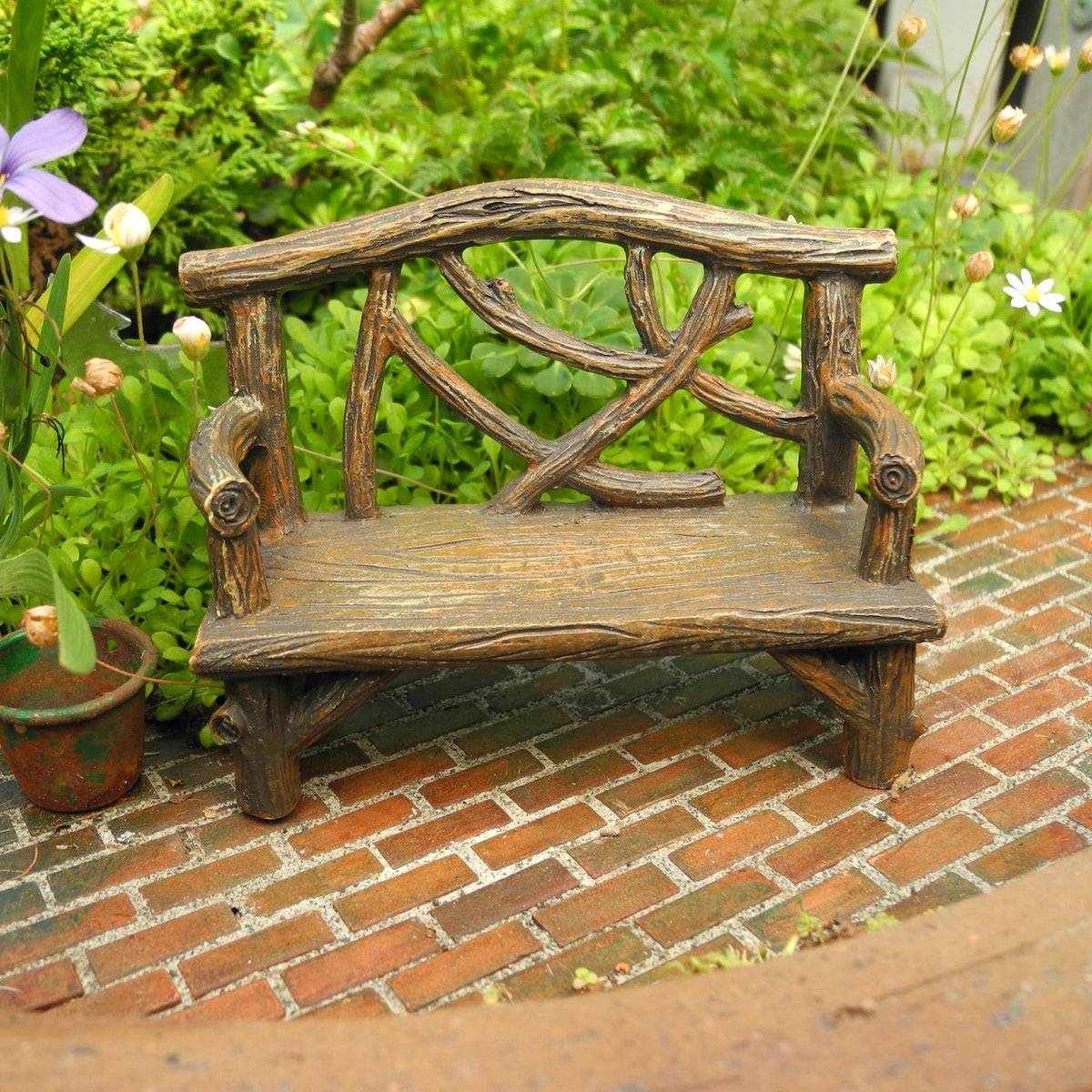 18 Faux Bois Garden Bench Ideas To Try This Year | SharonSable