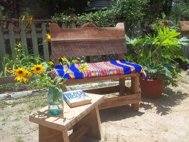 23 Rustic Flower Garden Bench Ideas Worth to Check | SharonSable