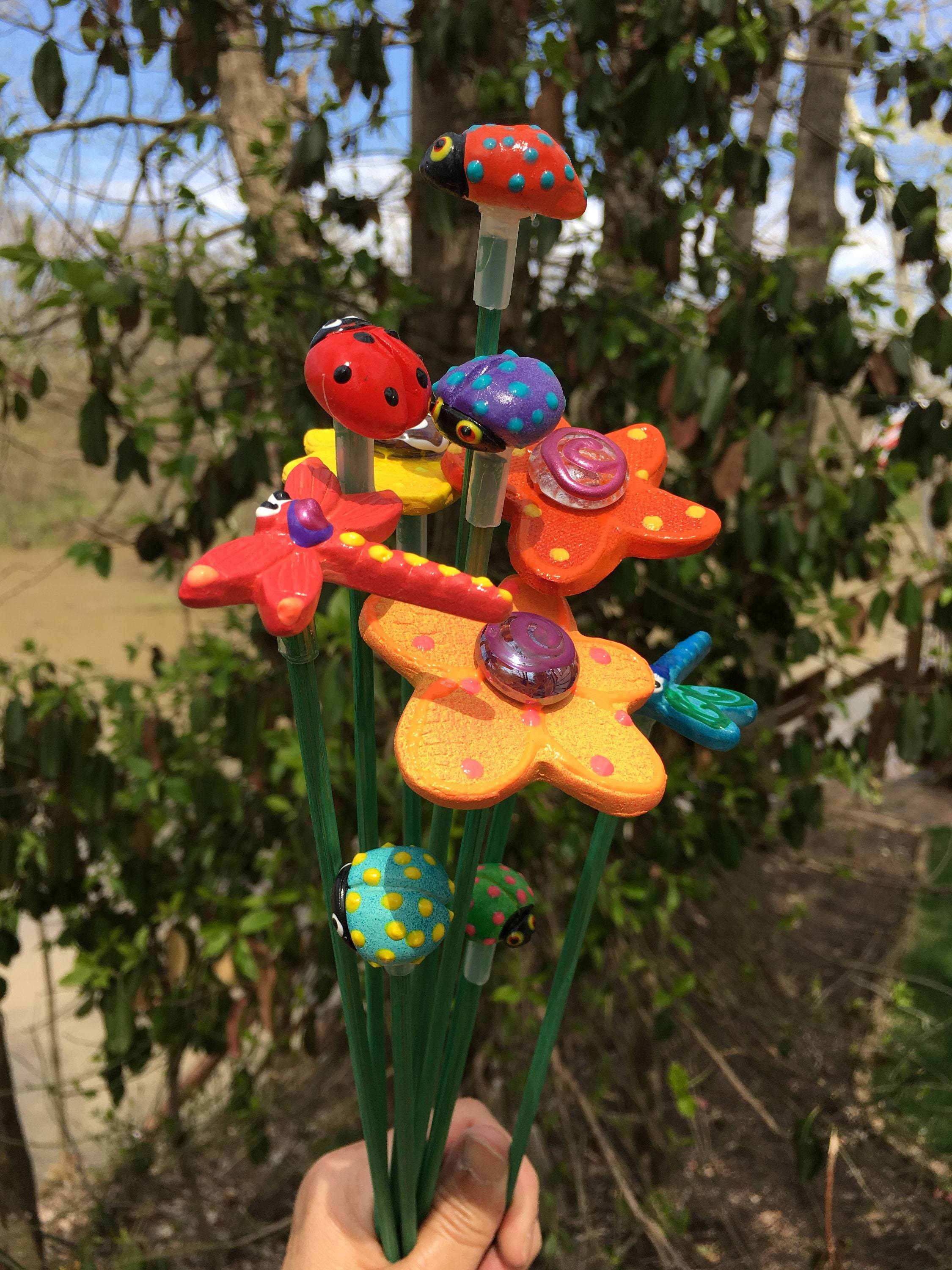 25 Ceramic Garden Stakes Ideas You Must Look | SharonSable