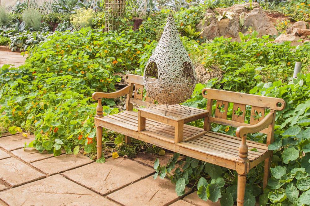 20 Decorative Garden Benches Ideas You Should Look | SharonSable