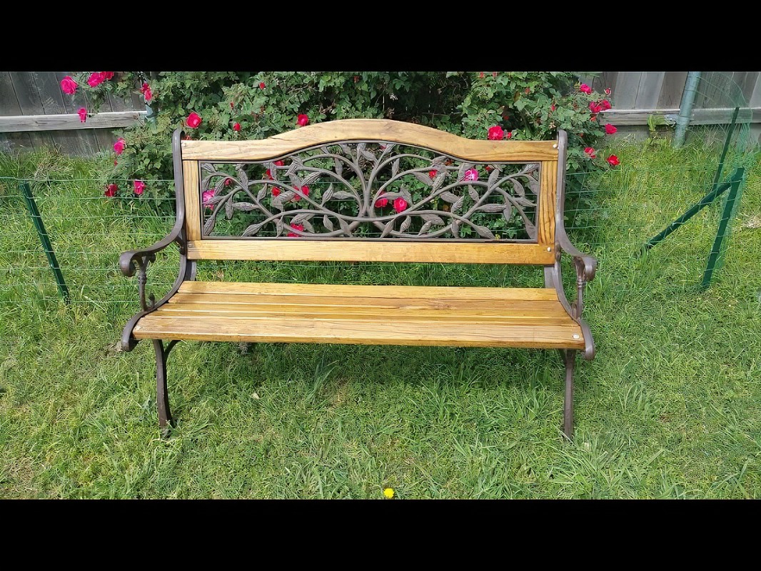 23 Wrought Iron and Wood Garden Bench Ideas You Cannot Miss | SharonSable