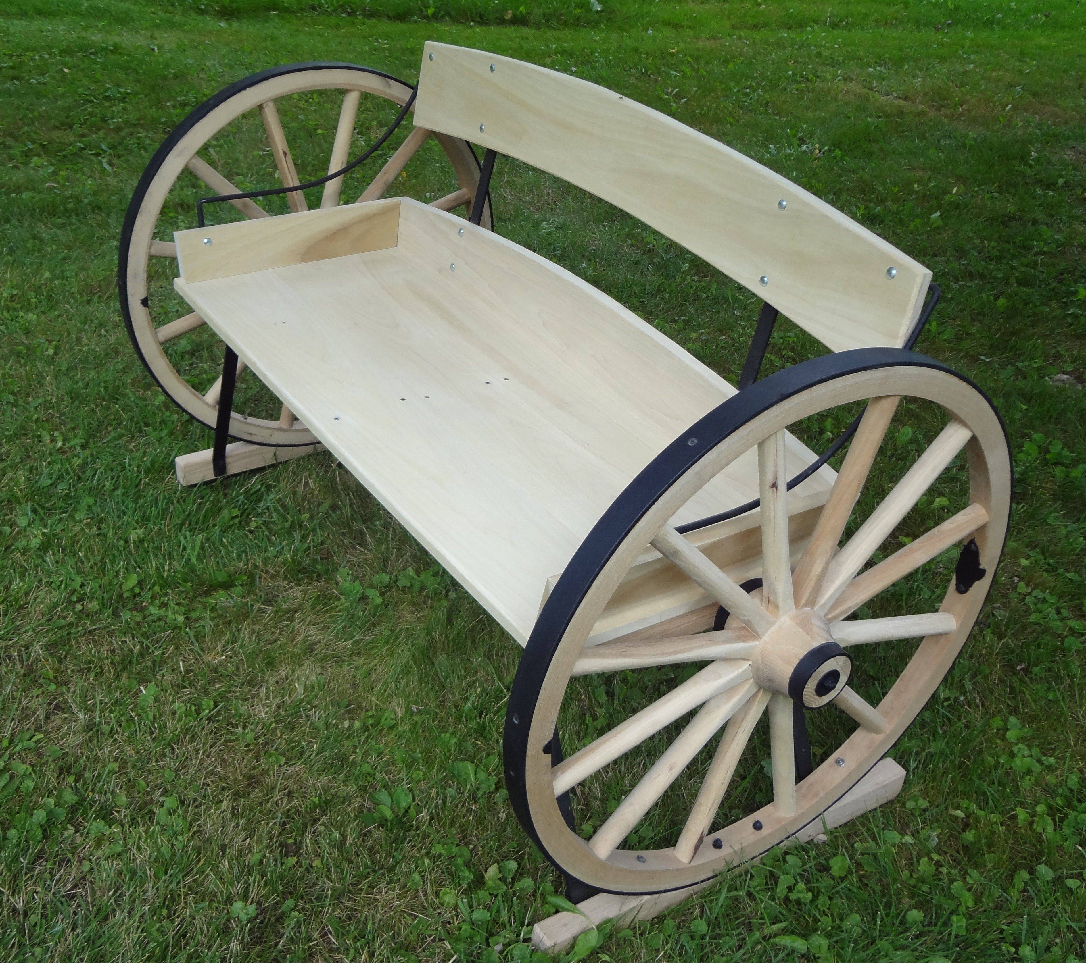 25 Wagon Wheel Garden Bench Ideas You Cannot Miss | SharonSable
