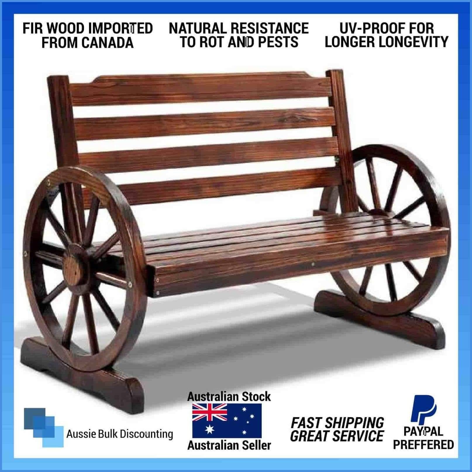 25 Wagon Wheel Garden Bench Ideas You Cannot Miss | SharonSable