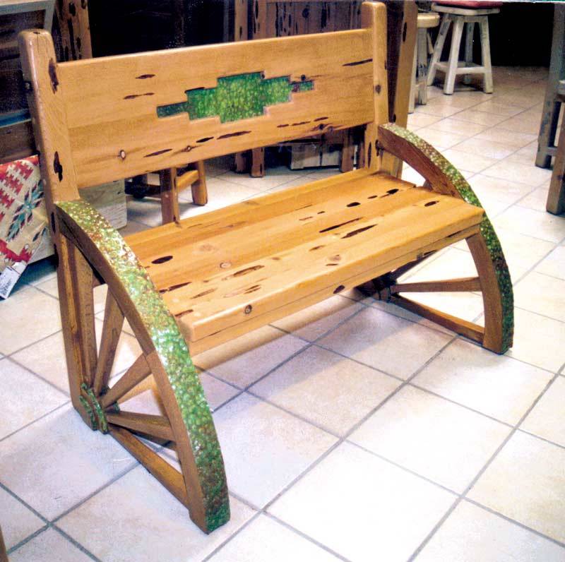 25 Wagon Wheel Garden Bench Ideas You Cannot Miss | SharonSable