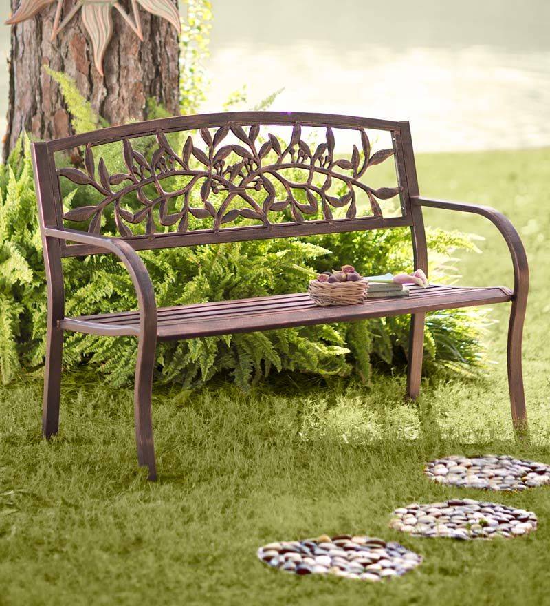 22 Curved Metal Garden Bench Ideas Worth a Look | SharonSable