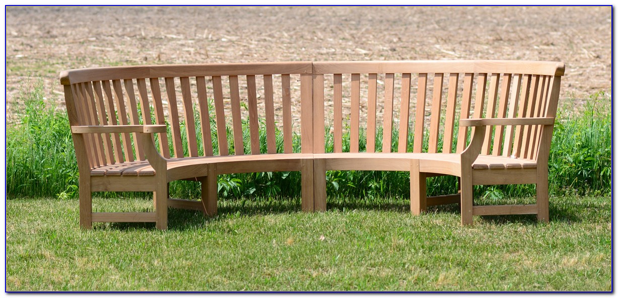 22 Semi Circle Garden Bench Ideas You Should Check | SharonSable