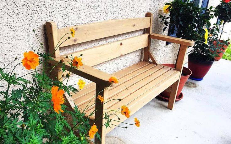 24 Painted Wooden Garden Bench Ideas You Cannot Miss | SharonSable