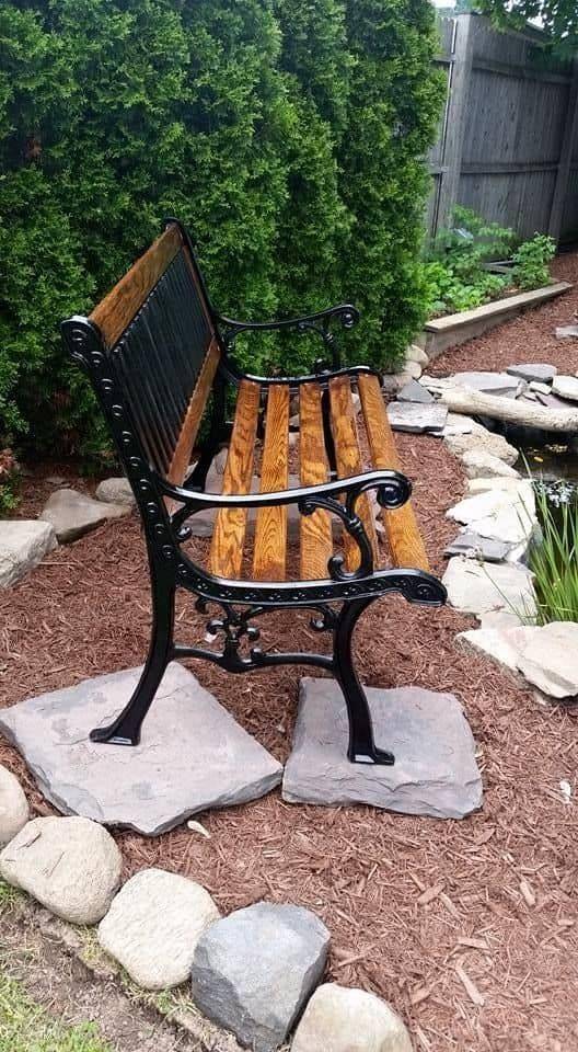21 Garden Bench Art Ideas For This Year | SharonSable