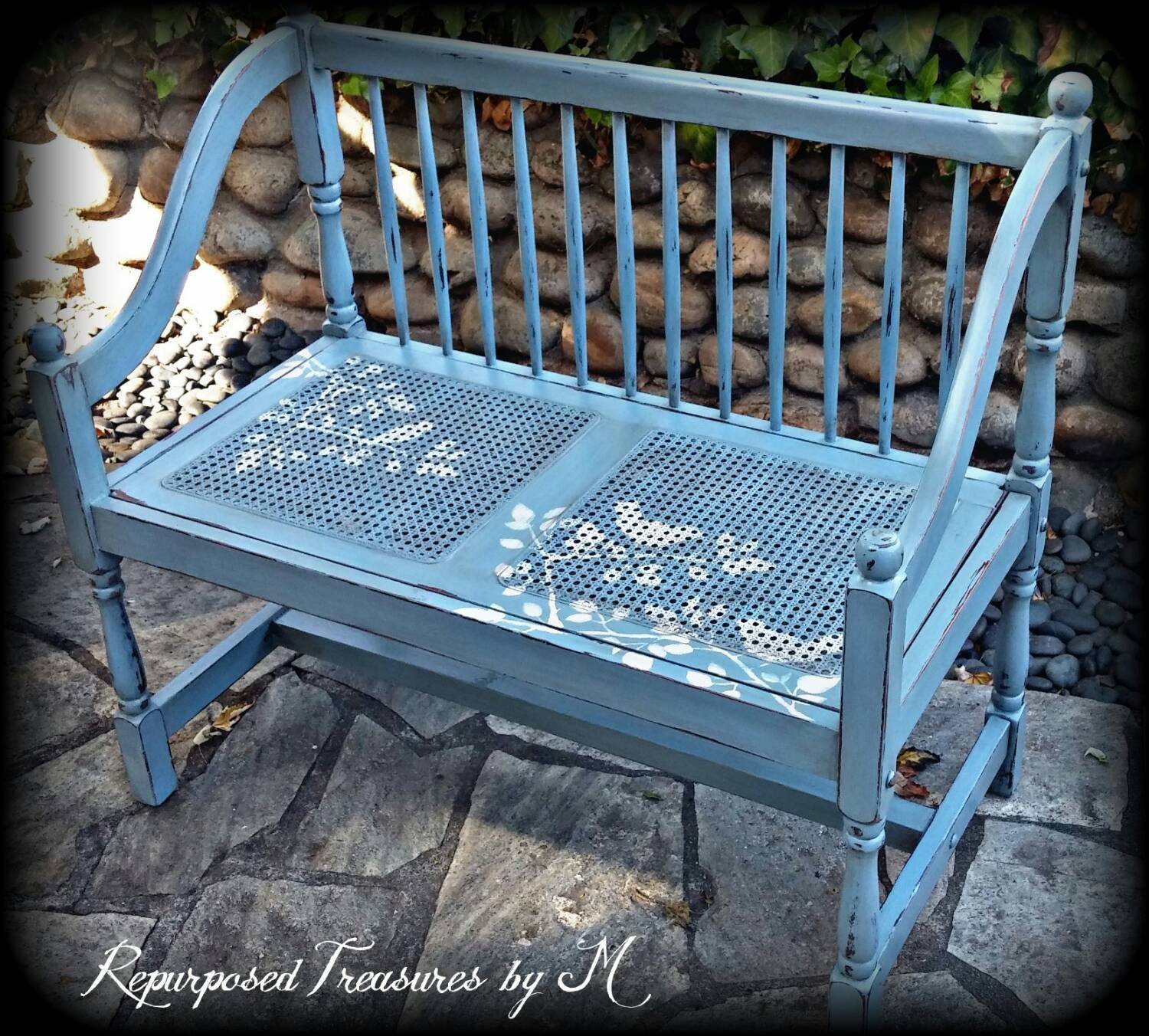 20 Shabby Chic Garden Bench Ideas You Should Look | SharonSable