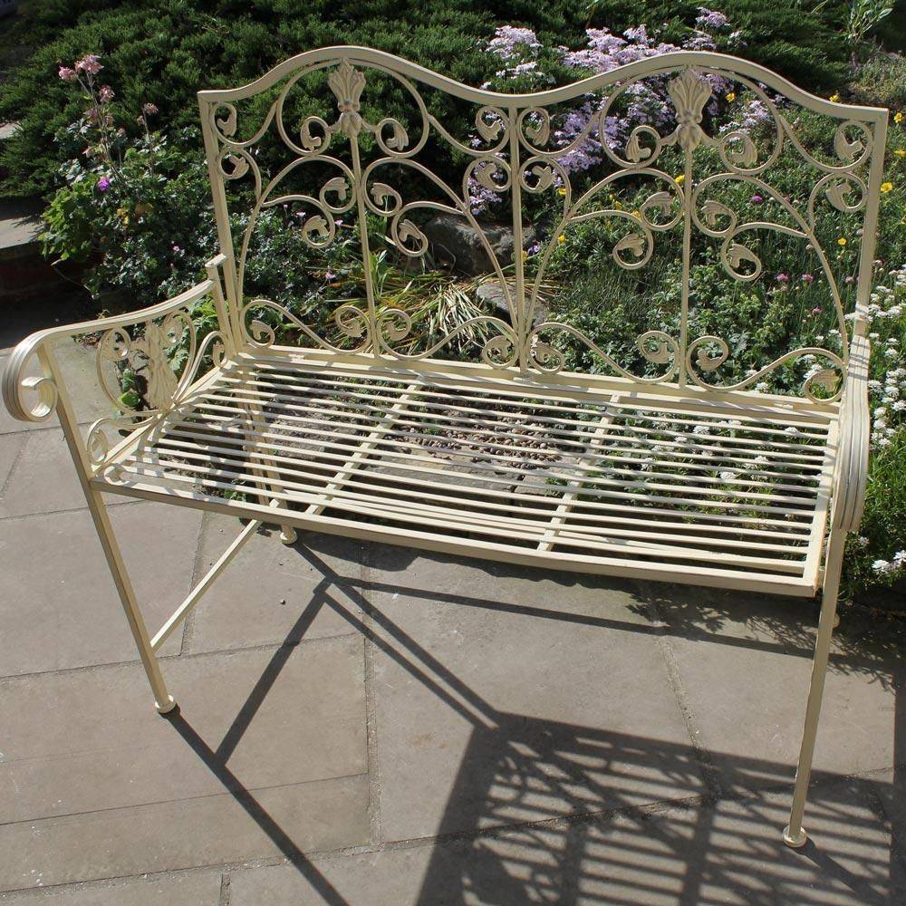 20 Shabby Chic Garden Bench Ideas You Should Look | SharonSable