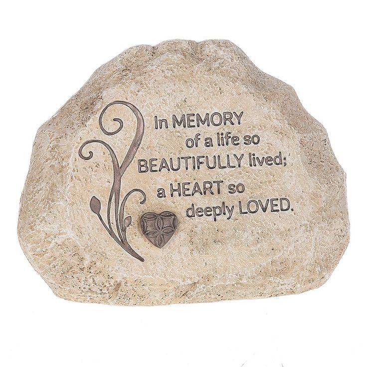 19 Garden Memorial Stones for Loved Ones Ideas To Try This Year ...