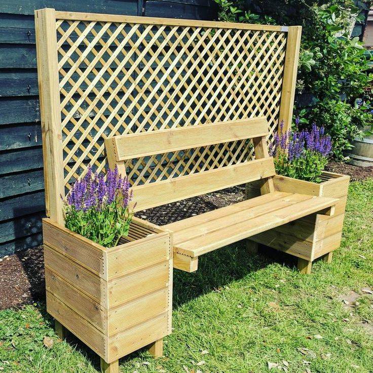 20 High Back Garden Bench Ideas You Should Check | SharonSable