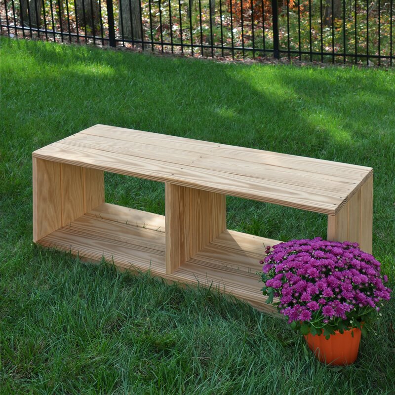 20 Solid Wood Garden Bench Ideas To Consider | SharonSable