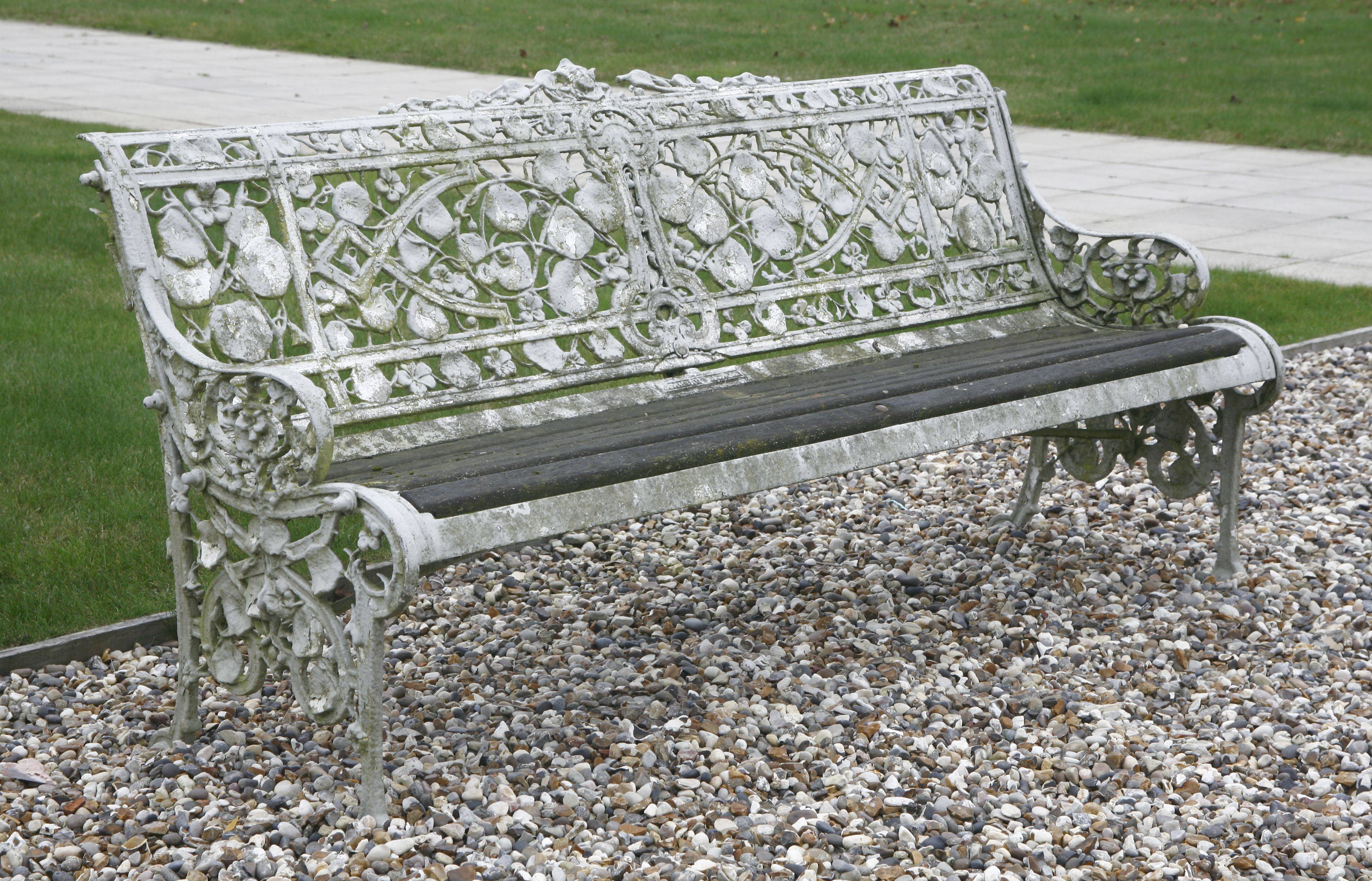 20 Cast Iron Garden Seat Ideas You Should Check | SharonSable